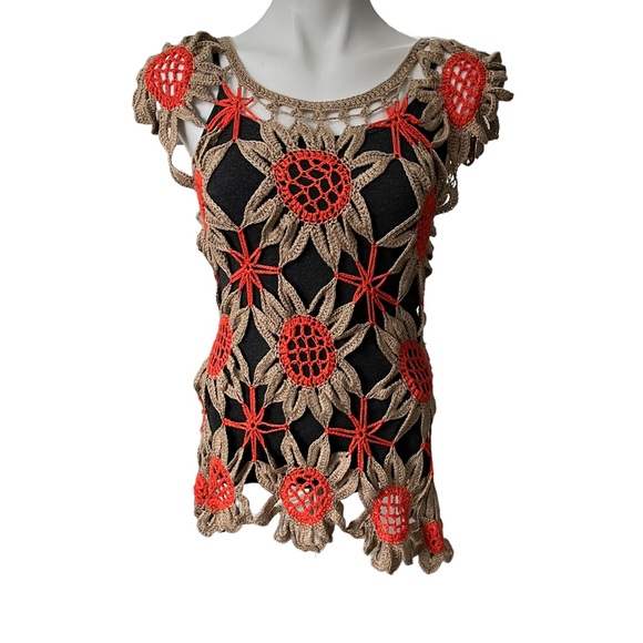 Ryu | Tops | Ryu Open Knit Crochet Top | Poshmark